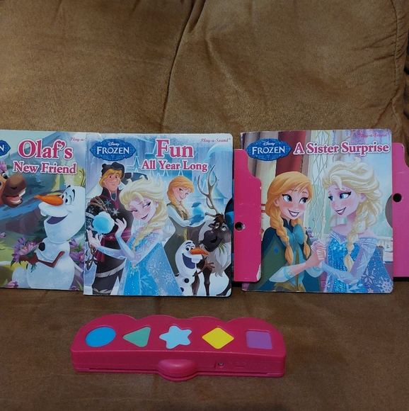 Disney | Toys | Frozen Book Set Of 3 With Reader | Poshmark